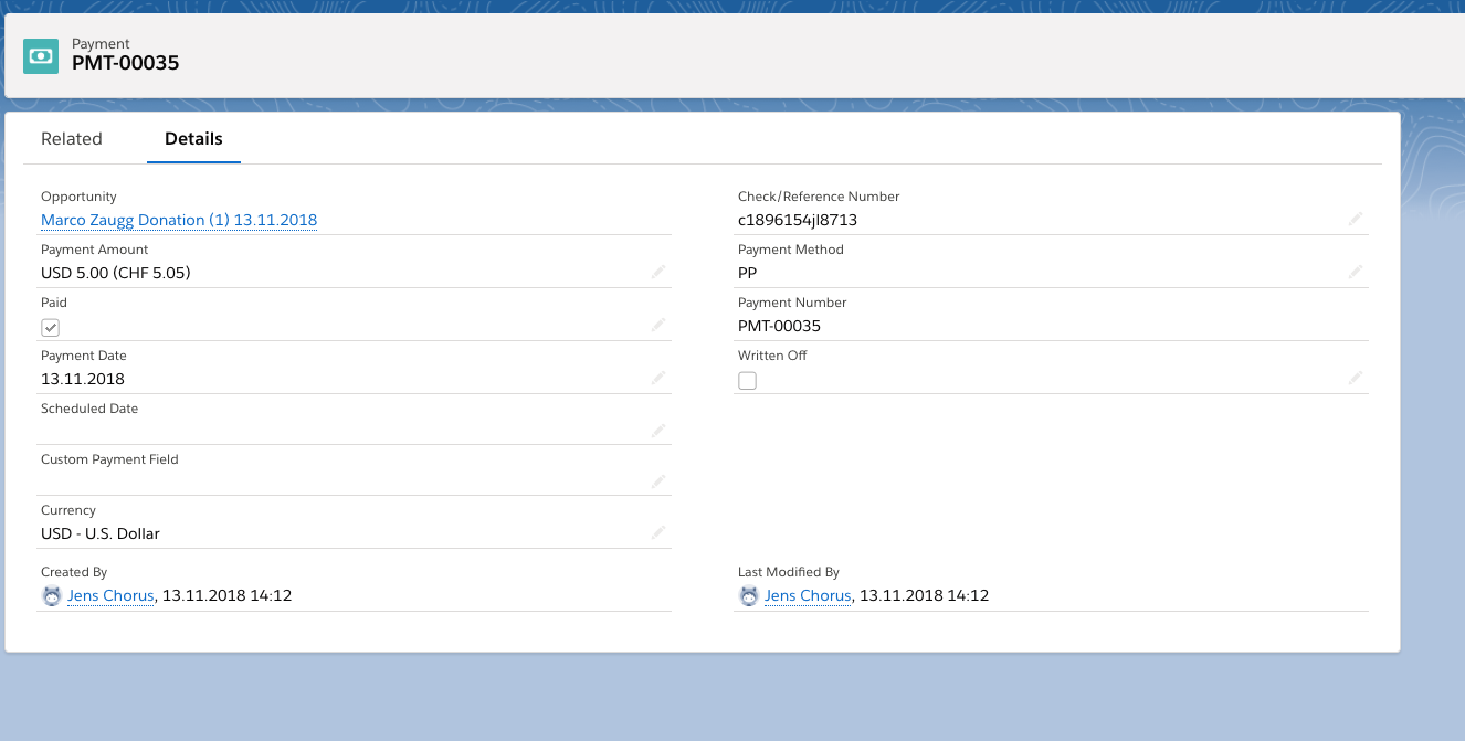 One-Off Donations with Salesforce – Knowledge Base | RaiseNow